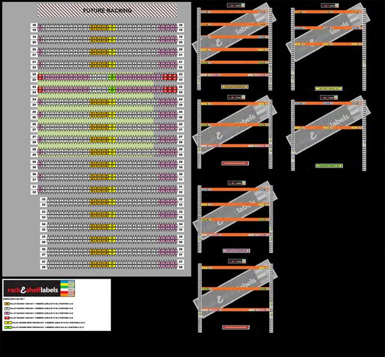 Warehouse Design & Planning - Location Design Plans | Rack And Shelf Labels