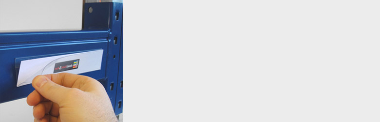 Plastic Adhesive Label Holders | Rack And Shelf Labels